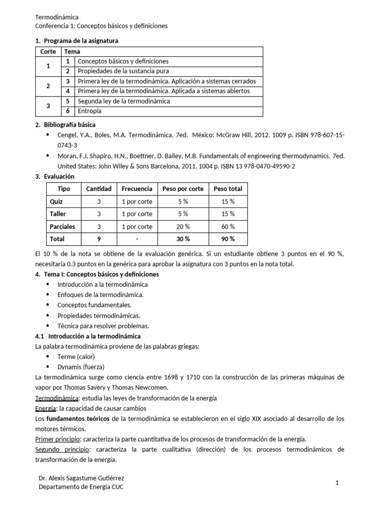 Conferencia 1 | PDF