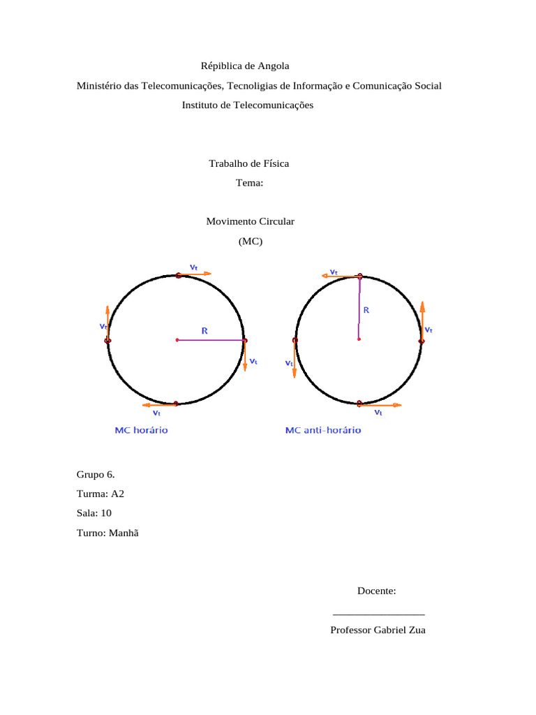 Trabalho de Fisica | PDF