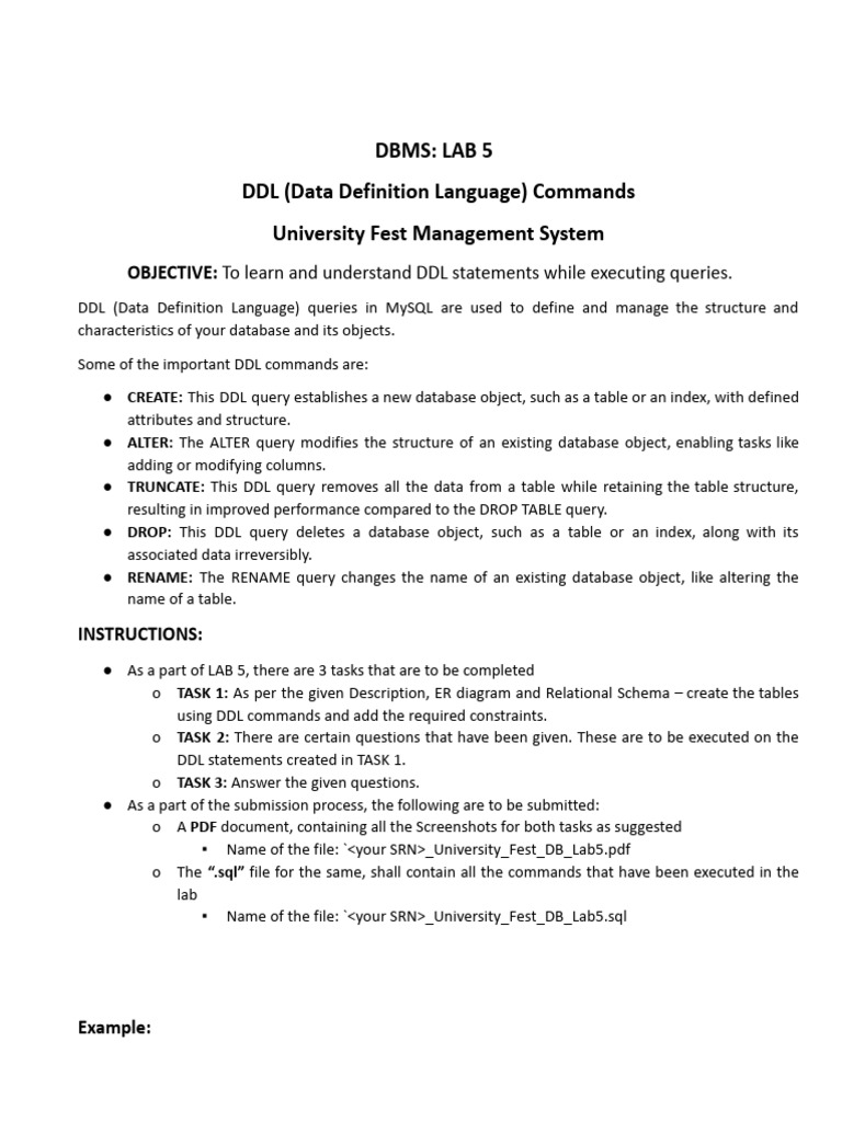 University Fest Management-Lab-05-Student | PDF | Sql | Data