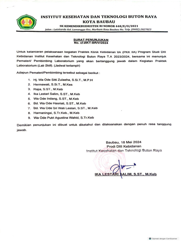 SK Lab. Skill PKK 2 | PDF