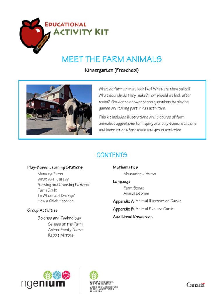 CAFM_Meet_the_Farm_animals_EAK_Kinder | PDF