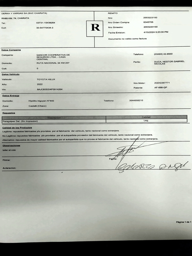 REMITO AF-688-QP | PDF
