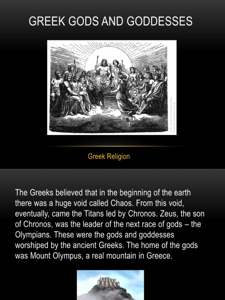 Greek Gods and Godesses | PDF