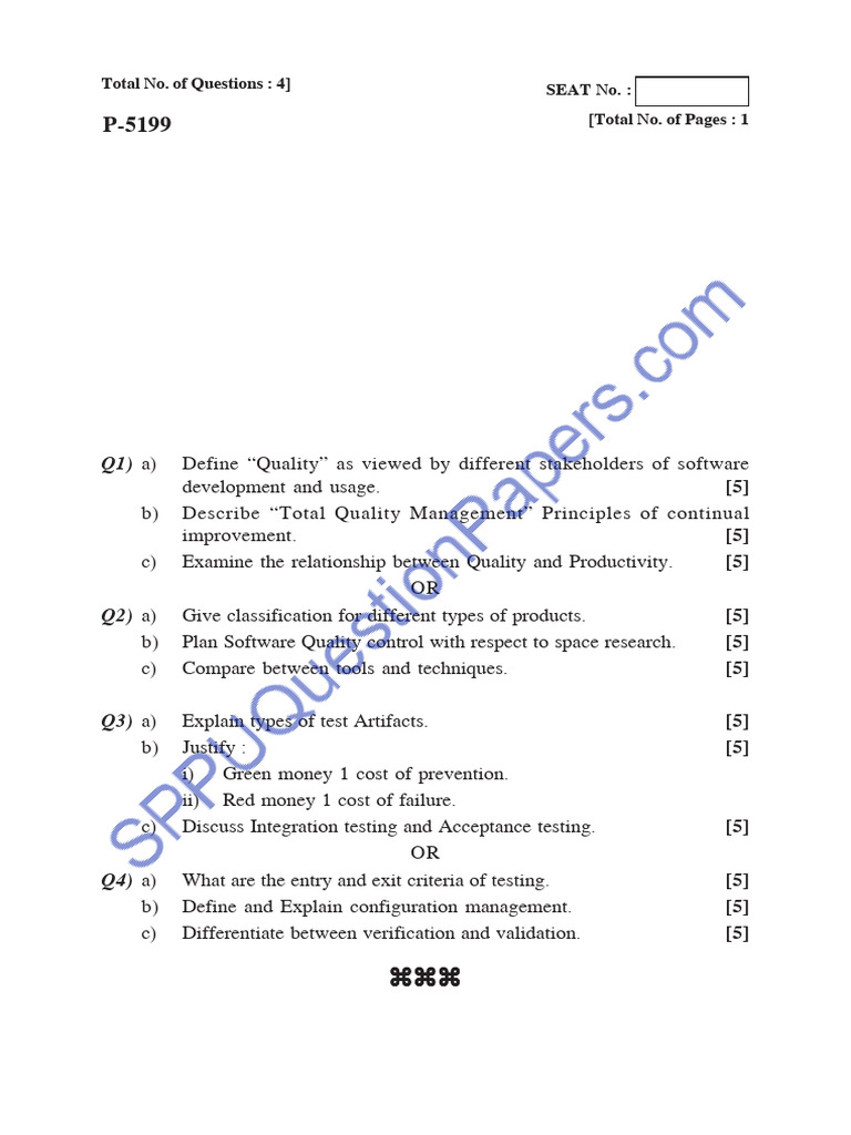 STQA Insem Oct 23 | PDF