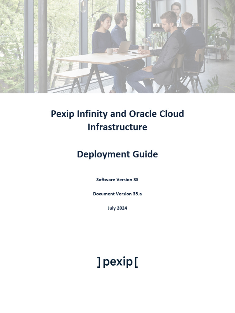 Pexip Infinity Oracle Deployment Guide V35.a | PDF