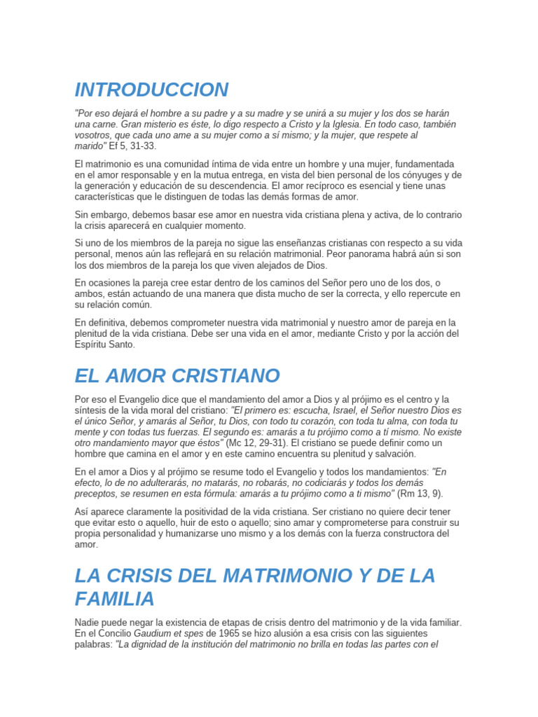 El Amor Cristiano Pdf