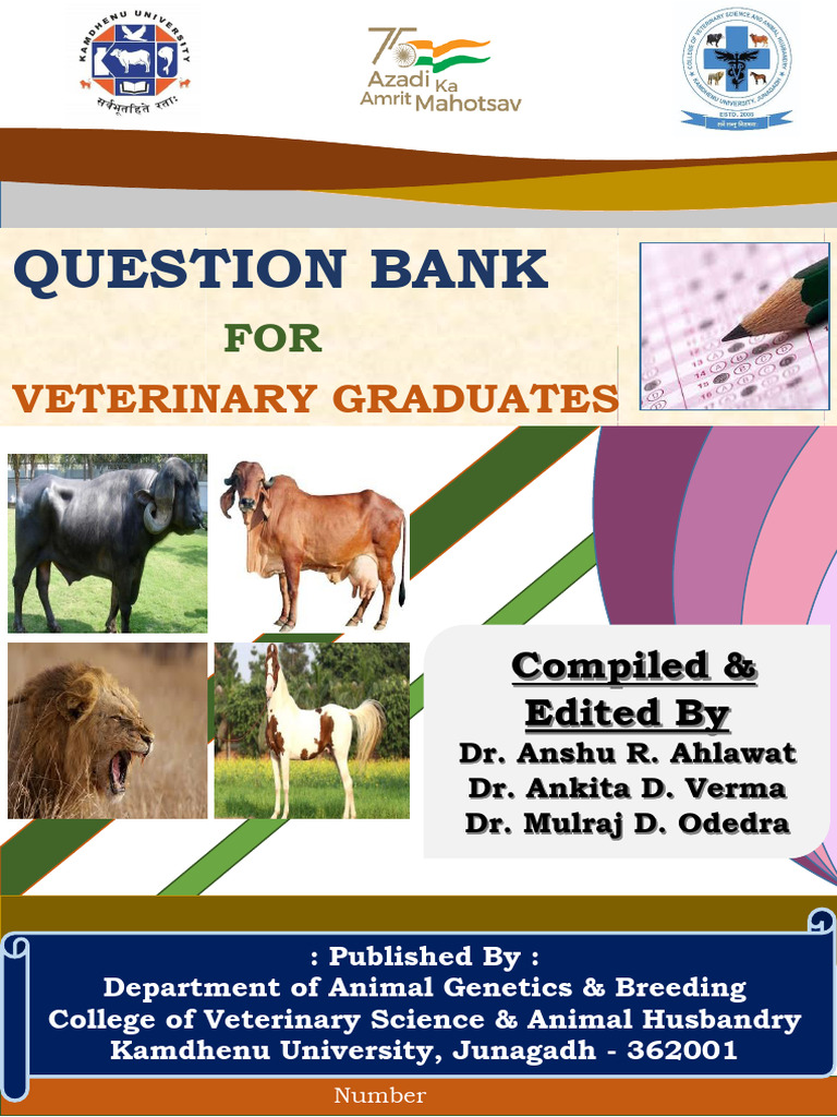 Question Bank For Veterinary Graduates | PDF