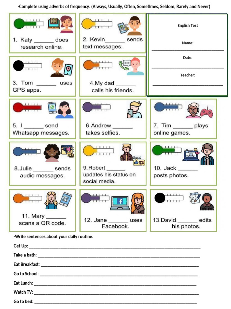 7th Grade Test | PDF
