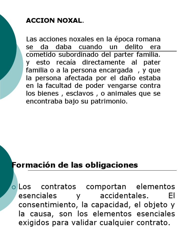 Axiones Noxales | PDF