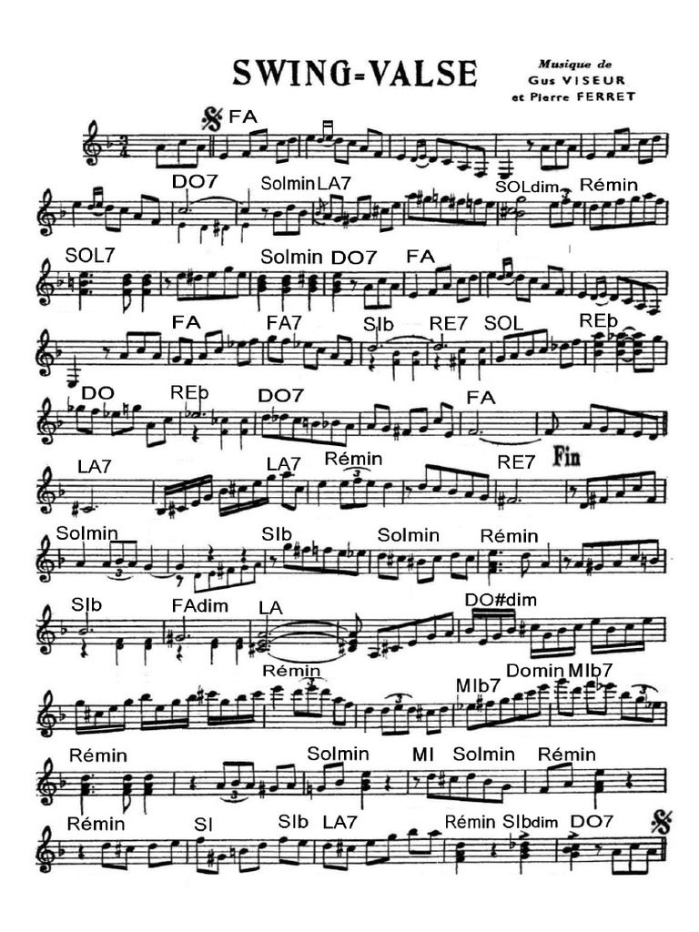 Swing Valse | PDF