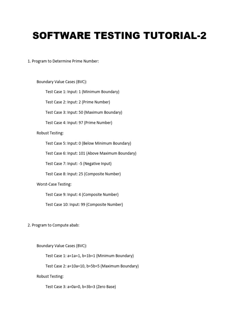 Software Testing Tutorial 2 Pdf