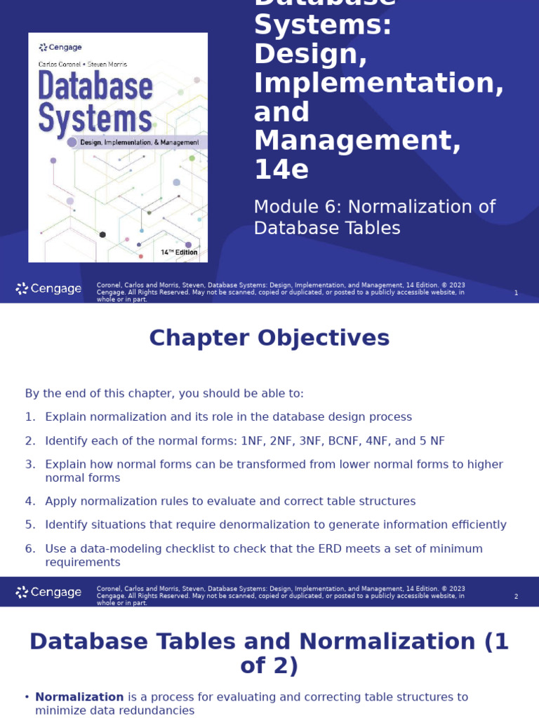 Coronel Morris DatabaseSystems 14e PPT Mod06 | PDF
