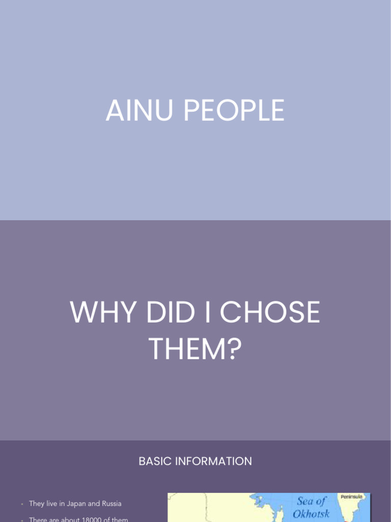 Ainu People | PDF