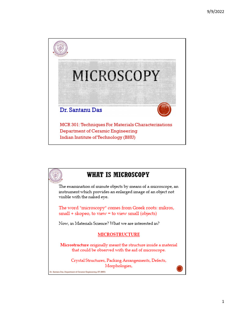 Optical Micros | PDF