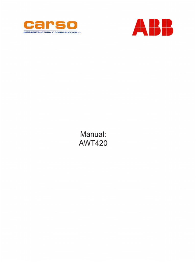 9.2 Manual Awt420 | PDF