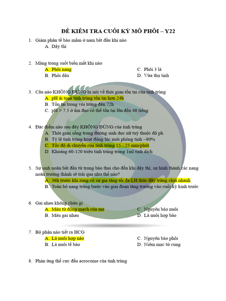 70 CK Mô Phôi Y22 | PDF