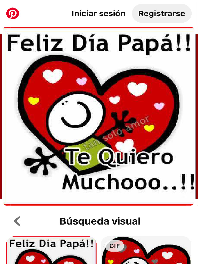 Día Del Padre Imagen #6498 - Feliz Día Papá!! Te Quiero Muchooo ...