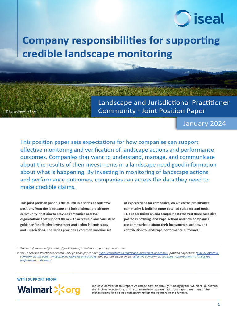 04 Company Responsibilities For Supporting Landscape Monitoring - Feb ...