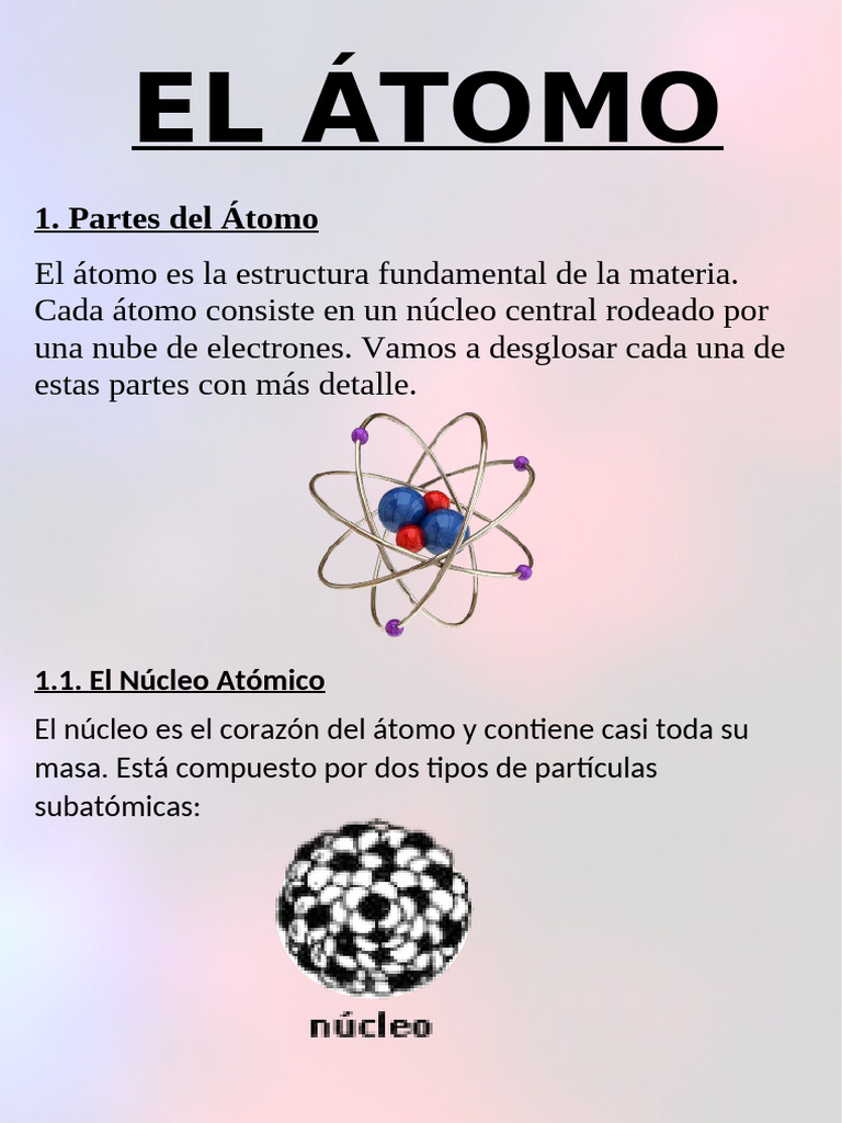 El átomo | PDF