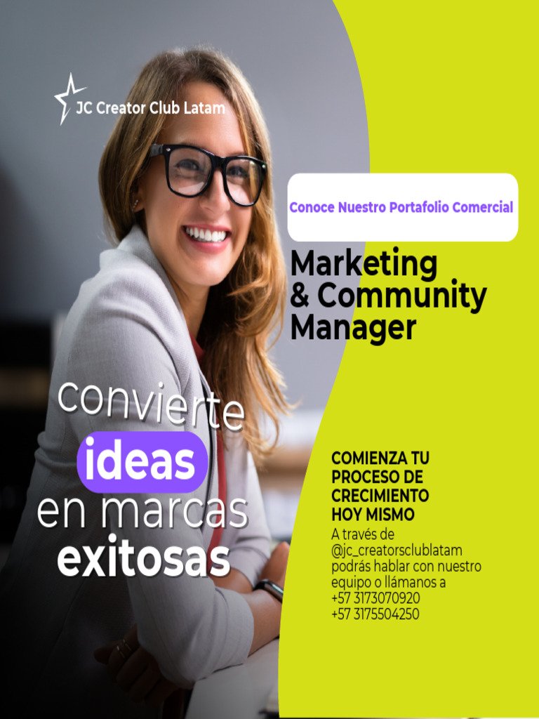 JC Creator Club Latam - Portafolio Servicio | PDF