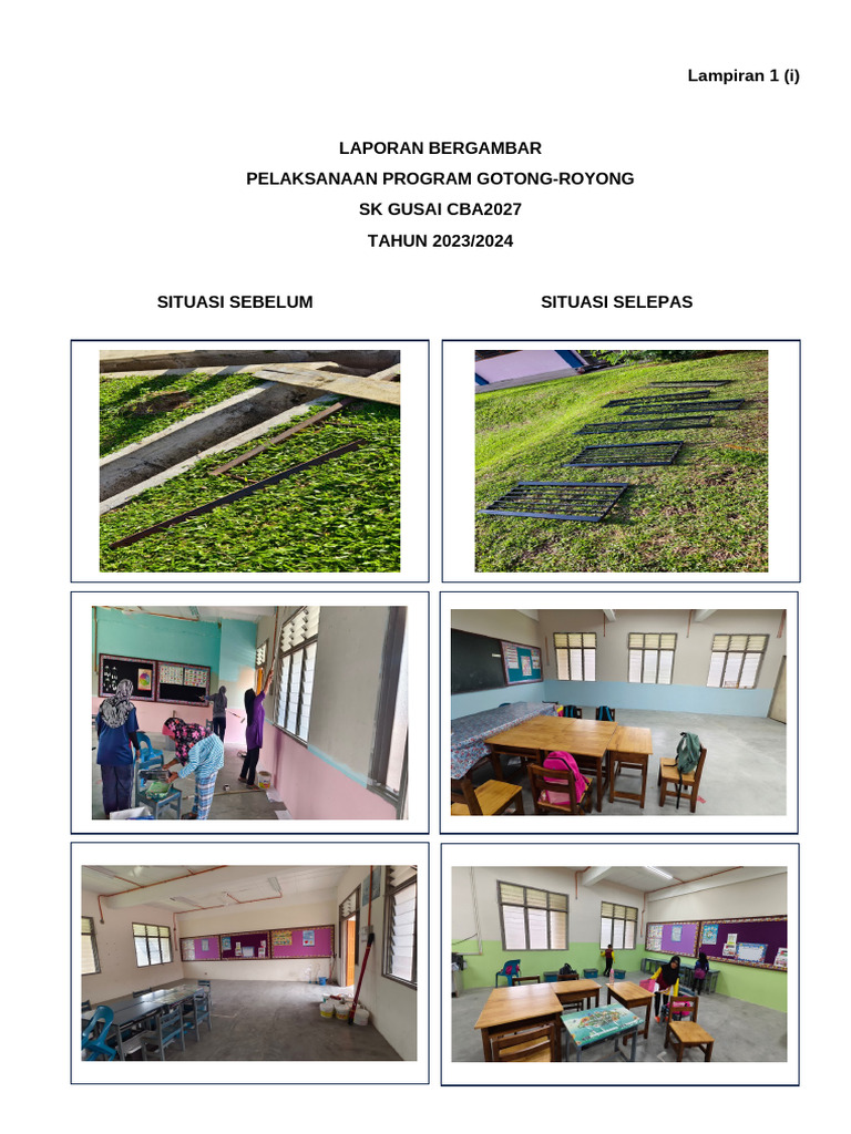 Laporan Goro Pibg SK Gusai 2024 | PDF
