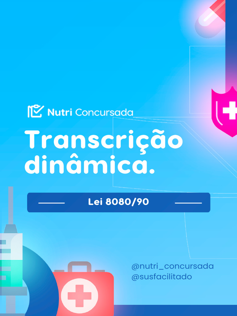 Transcricao Lei 8080 | PDF