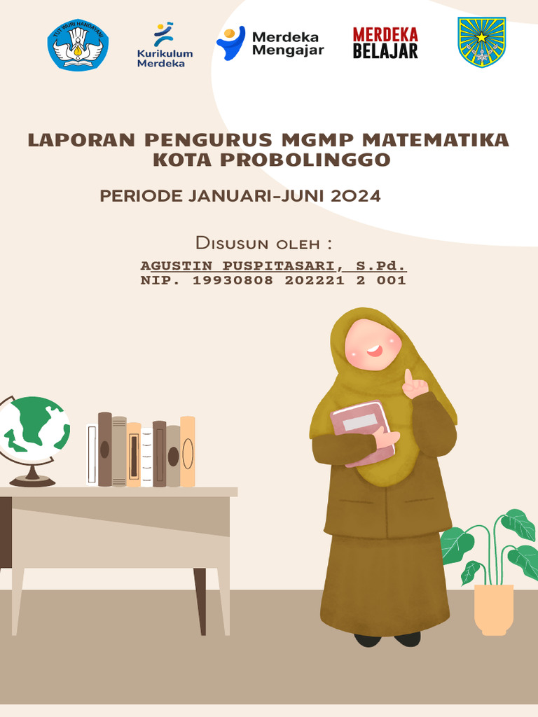 Laporan Pengurus MGMP Fix | PDF