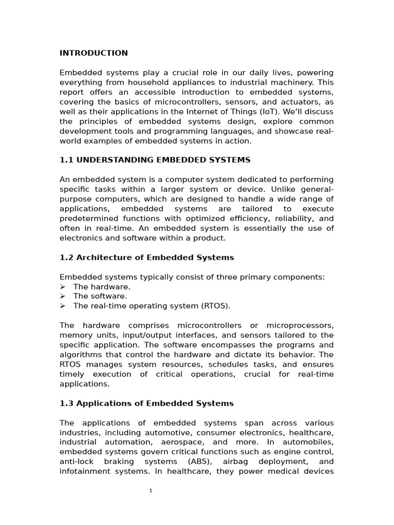 Embedded Systems | PDF