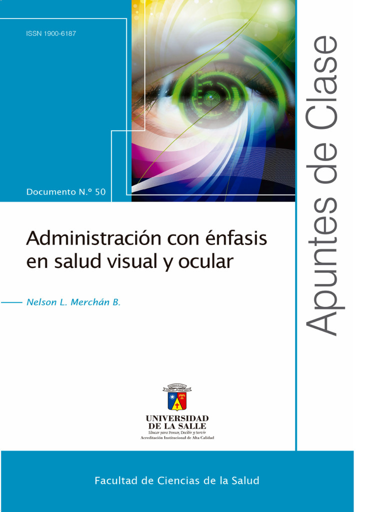 Administración Con Énfasis en Salud Visual y Ocular - Nelson Merchán ...
