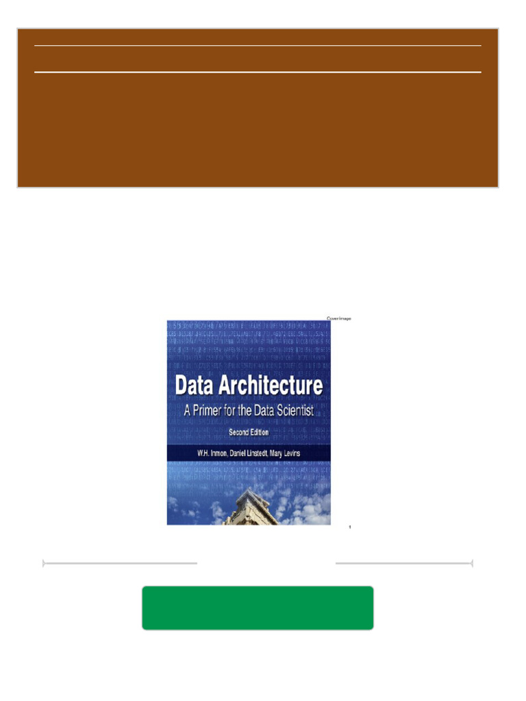 Buy Ebook Data Architecture A Primer For The Data Scientist A Primer ...