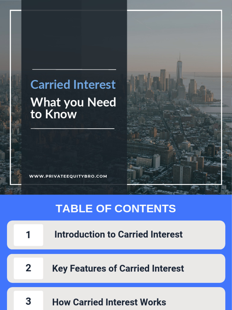 Carried Interest in Private Equity 1720821343 | PDF