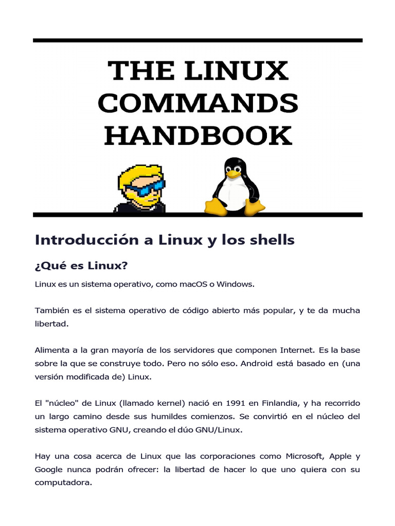 El Manual de Comandos de Linux | PDF