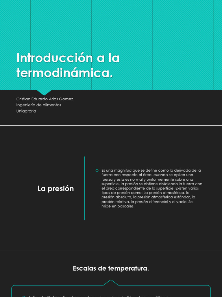 Introducción A La Termodinámica | PDF