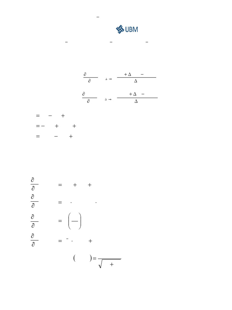 Lista de Exercícios - Cálculo II 20191 | PDF