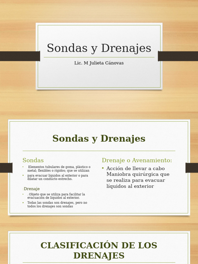 Sondas y Drenajes | PDF
