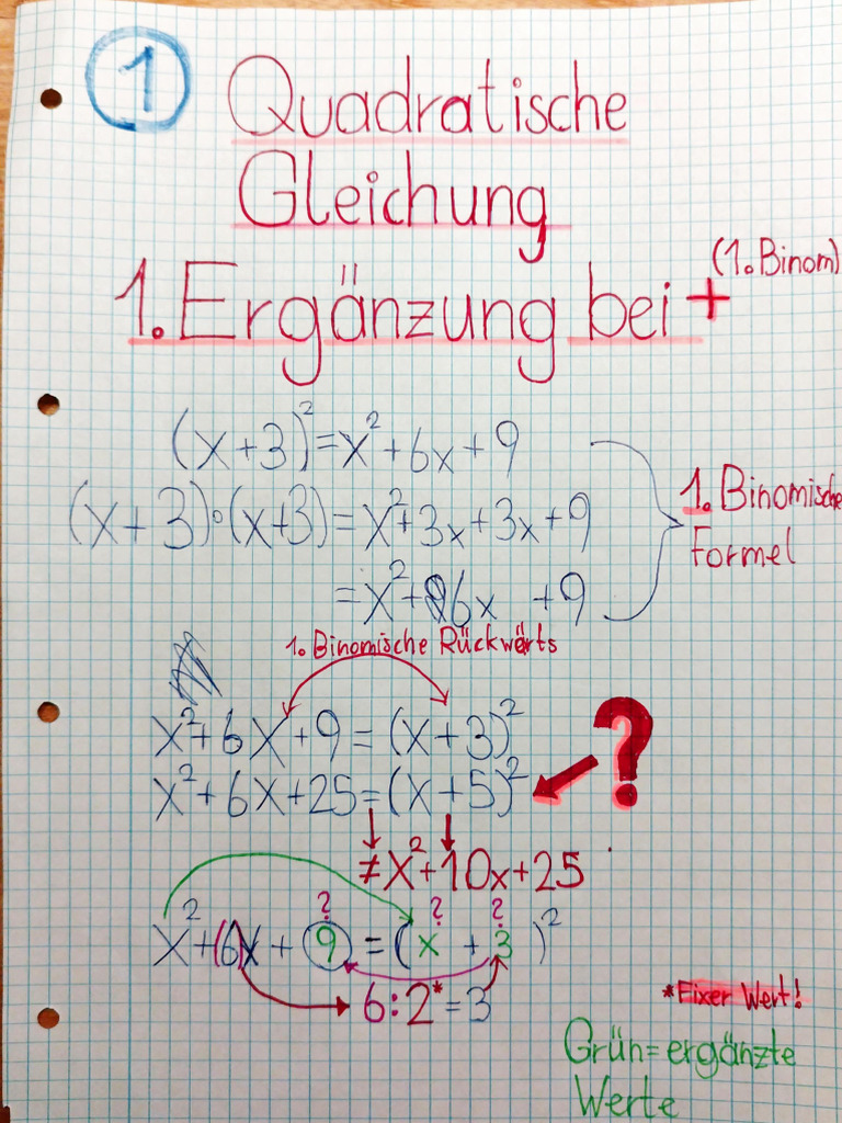 Quadratische Gleichungen | PDF
