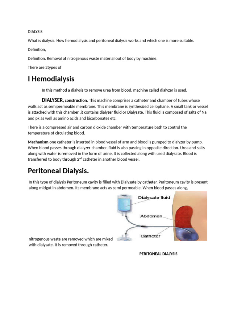 DIALYSIS 15 | PDF
