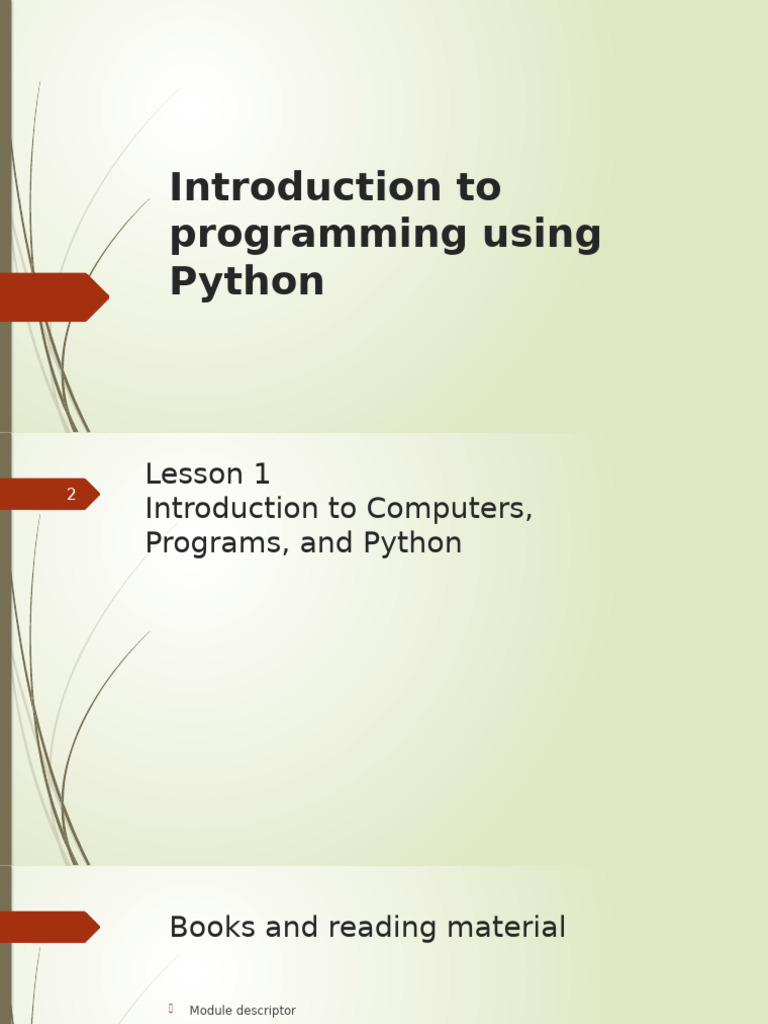 Prog Python Lec 01 | PDF