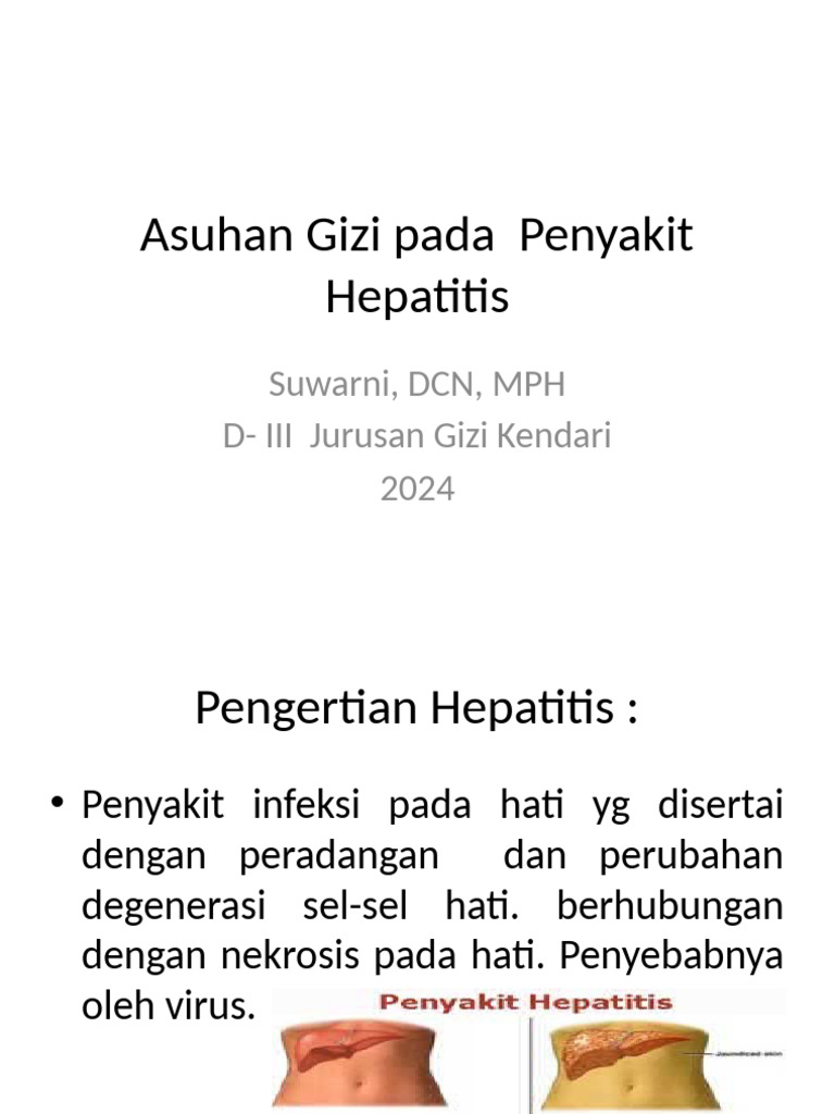 Asuhan Penyakit Hepatitis | PDF