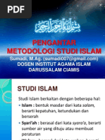 Makalah Pengantar Studi Islam | PDF