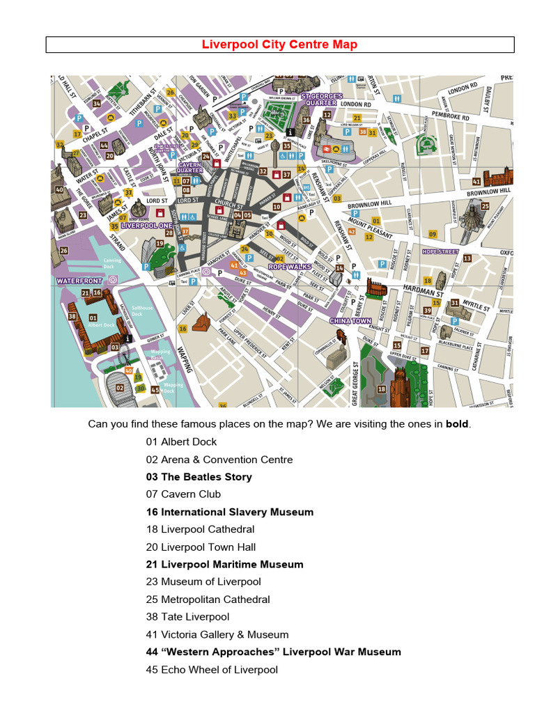 Travel Booklet Part 3 LIVERPOOL | PDF