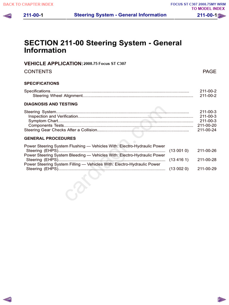 Steering System | PDF