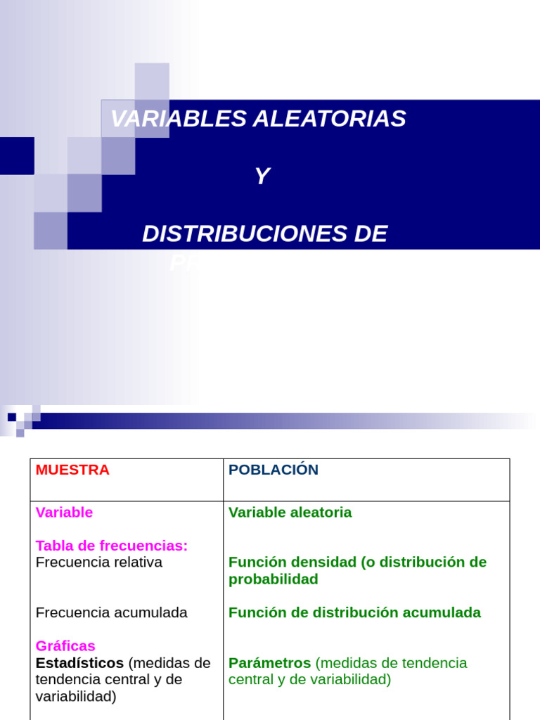 Variable Aleatoria | PDF