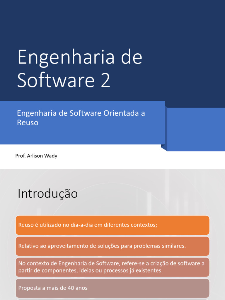 Aula 01 - Reuso de Software | PDF