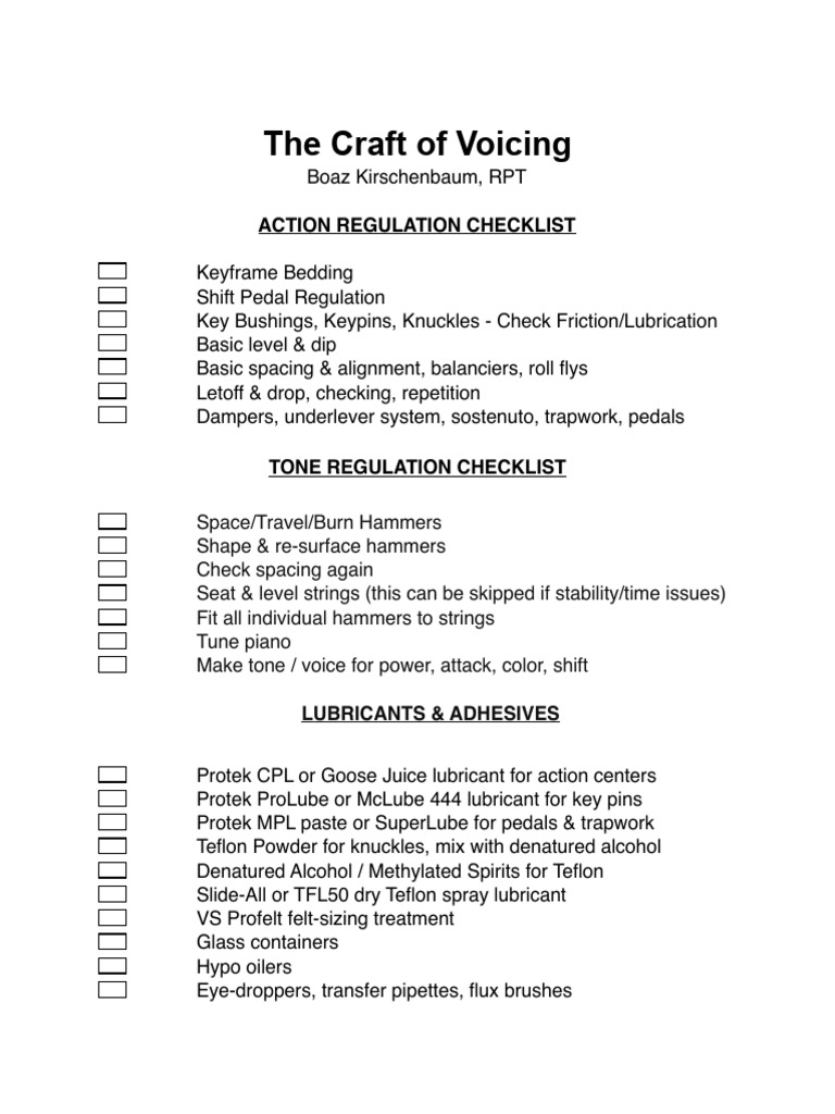 Voicing Class Handout | PDF
