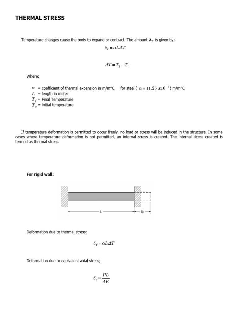 Thermal-Stress | PDF