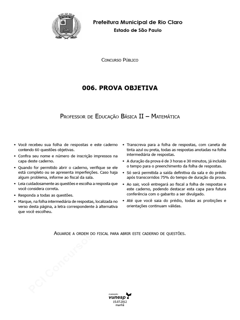 Prova_1 | PDF