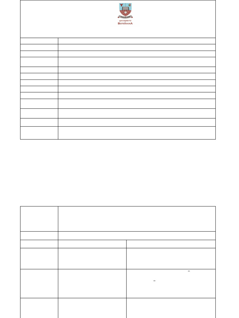 BQA Course Module Template - BIO111 - September 2023 | PDF