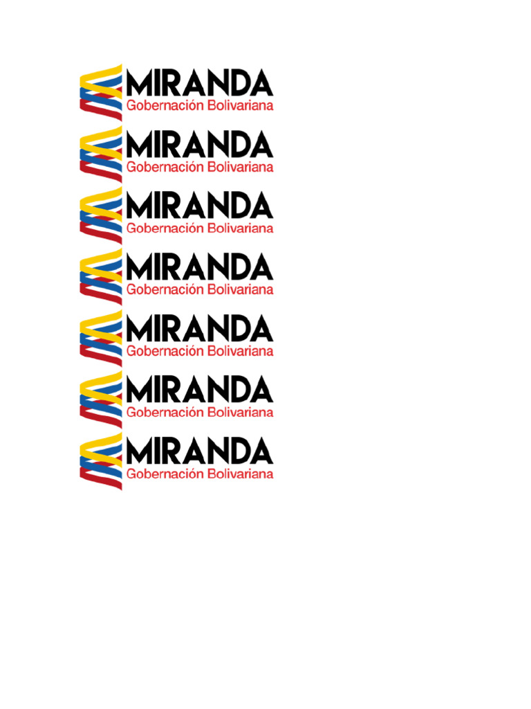 Etiquetas Logos Estado Miranda | PDF