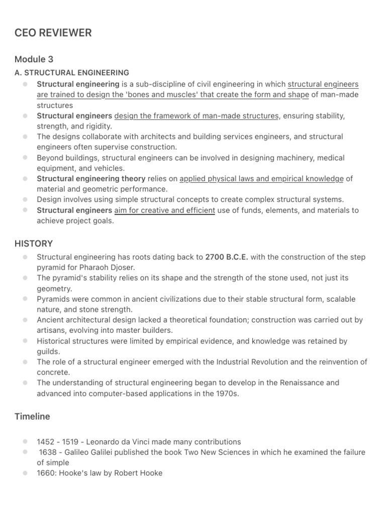 Ceo Reviewer | PDF | Structural Engineering | Geotechnical Engineering